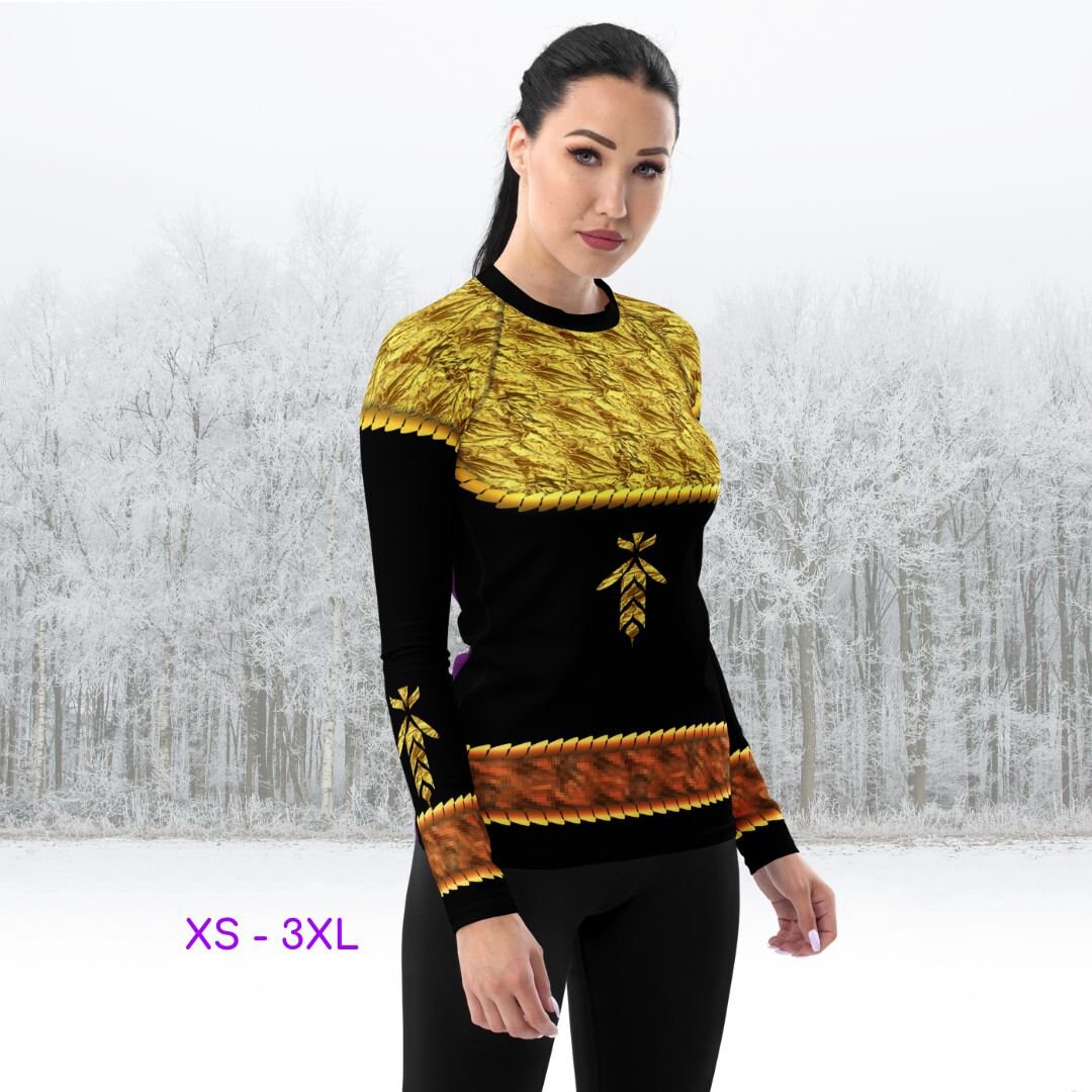 Frozen Anna Inspired Rash Guard, Halloween, Cosplay, Christmas Party ...