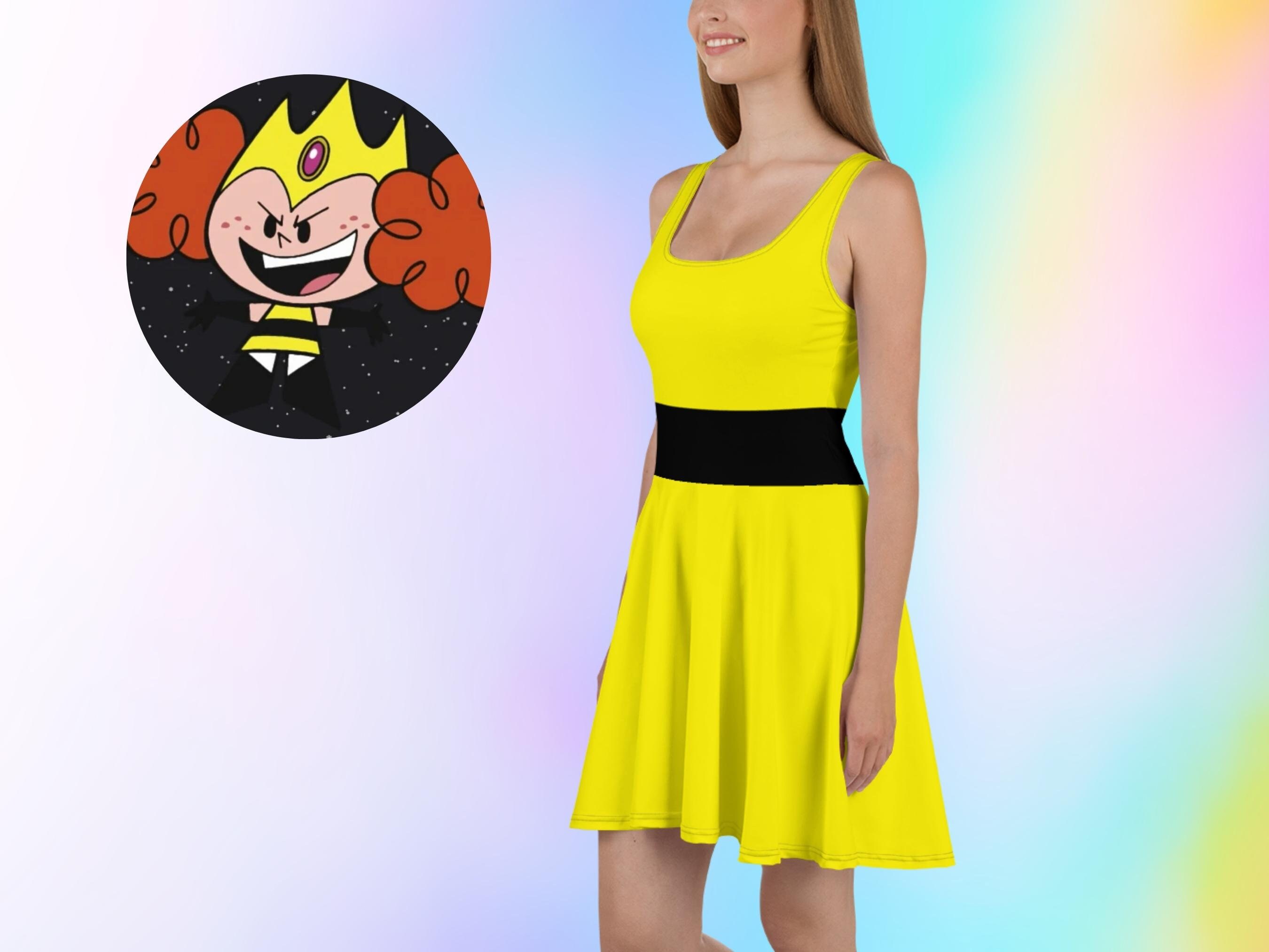 Anime Girls Cosplay Skater Dress Costume Halloween Ppg - Etsy