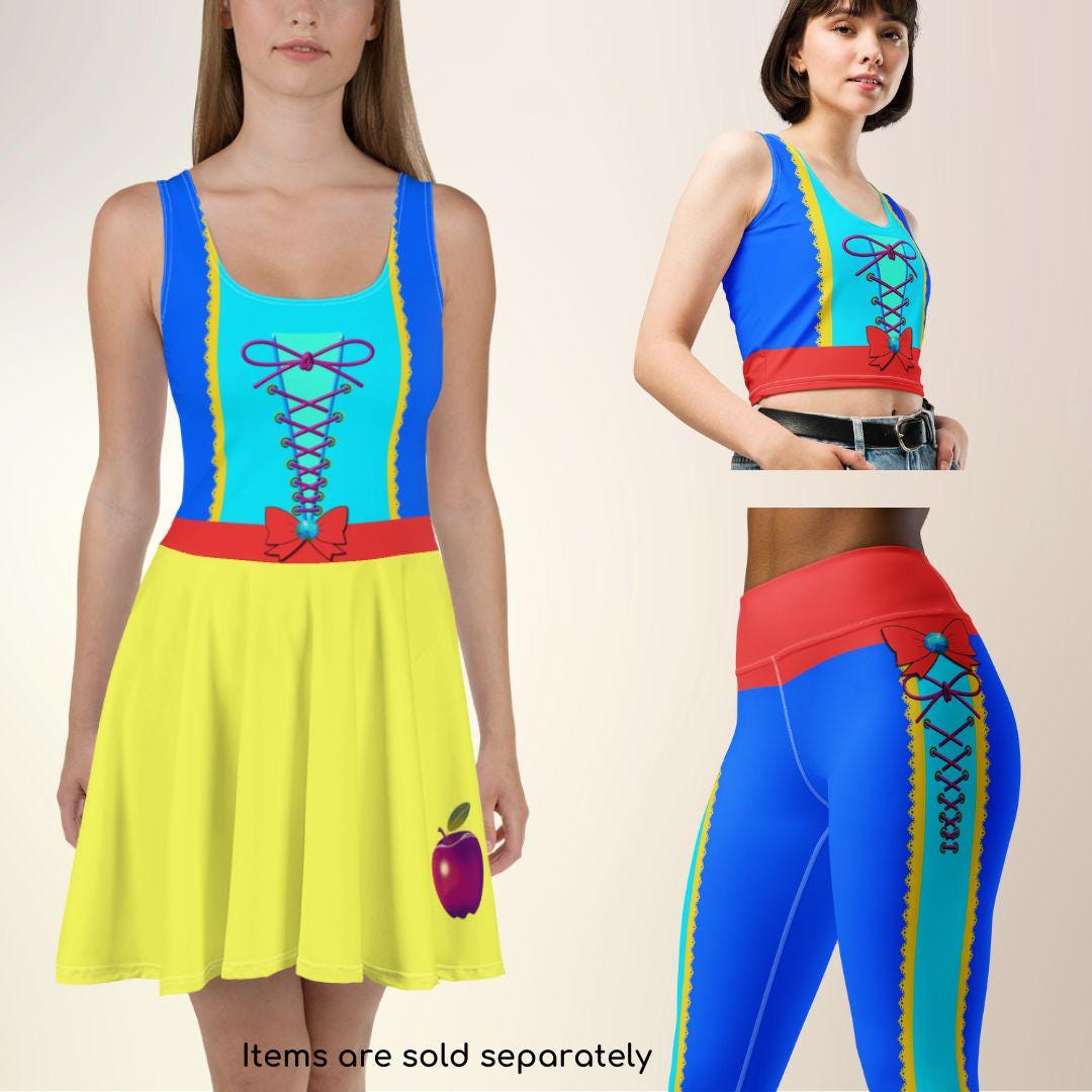 Snow White Dress Running Costume Bound Half Marathon Cosplay Adult ...