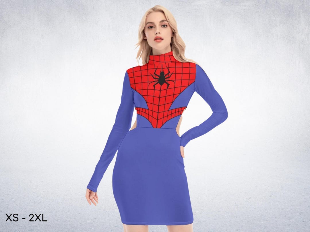 Spider Hero Dress Peter Spidey Comics Halloween Costume Cosplay Outfit ...