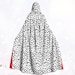Cruel Lady De Vil Unisex Hooded Cloak/cape Adult Halloween Costume ...