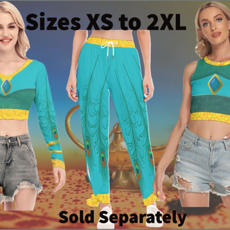 Princess Jasmine Pants - Etsy