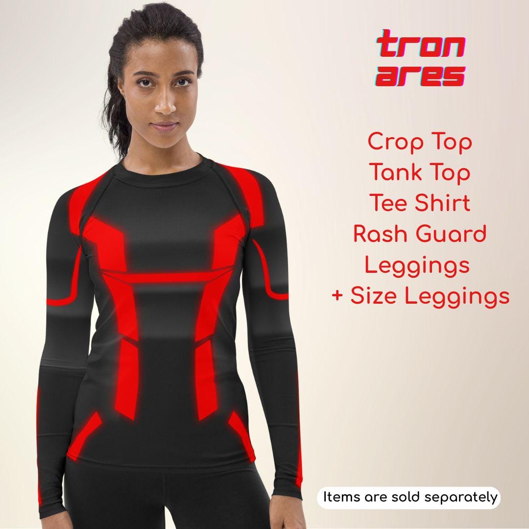 TRON Ares Inspired Sportswear: Running Costume, Cosplay Athletic Set - Etsy