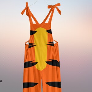 Winnie the Pooh Tigger Jumpsuit / Overalls & Shirt Adult Halloween ...