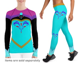 Elsa Running Costume Elsa Costume Fairy Tale Shirt Frozen - Etsy