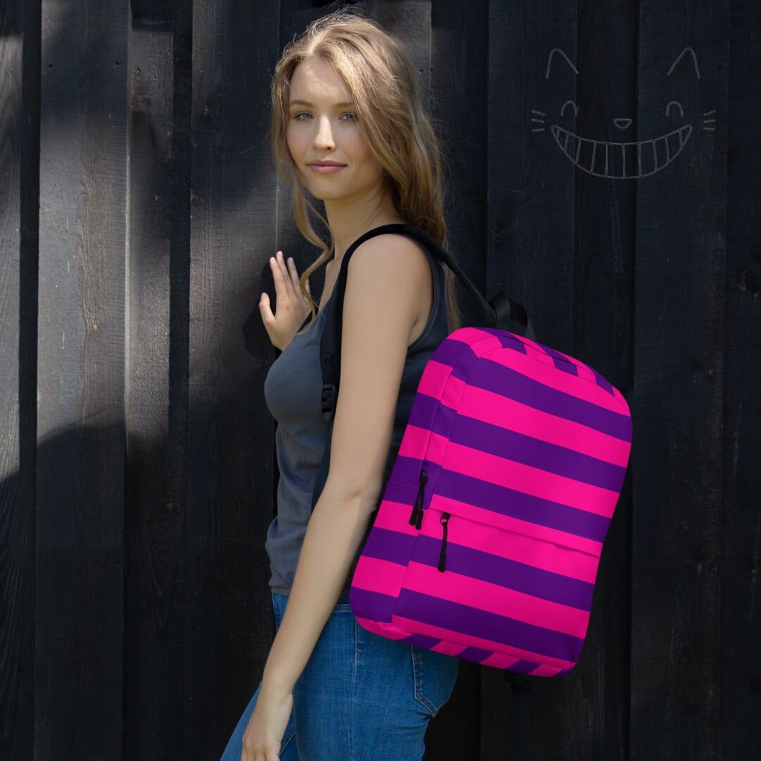 Alice in Wonderland Cheshire Cat Backpack Back to School Halloween ...