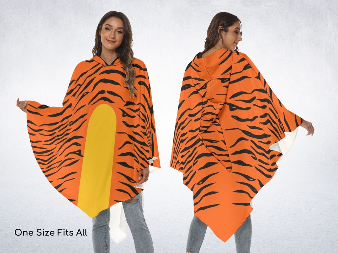 Winnie the Pooh Tigger Unisex Hoodie Poncho, Gift for Her, Boyfriend ...