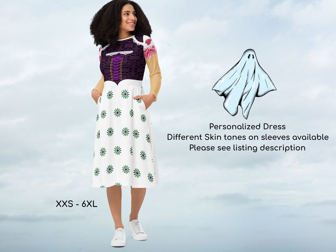 Haunted Mansion Inspired Personalized Long Sleeve Skater Dress ...