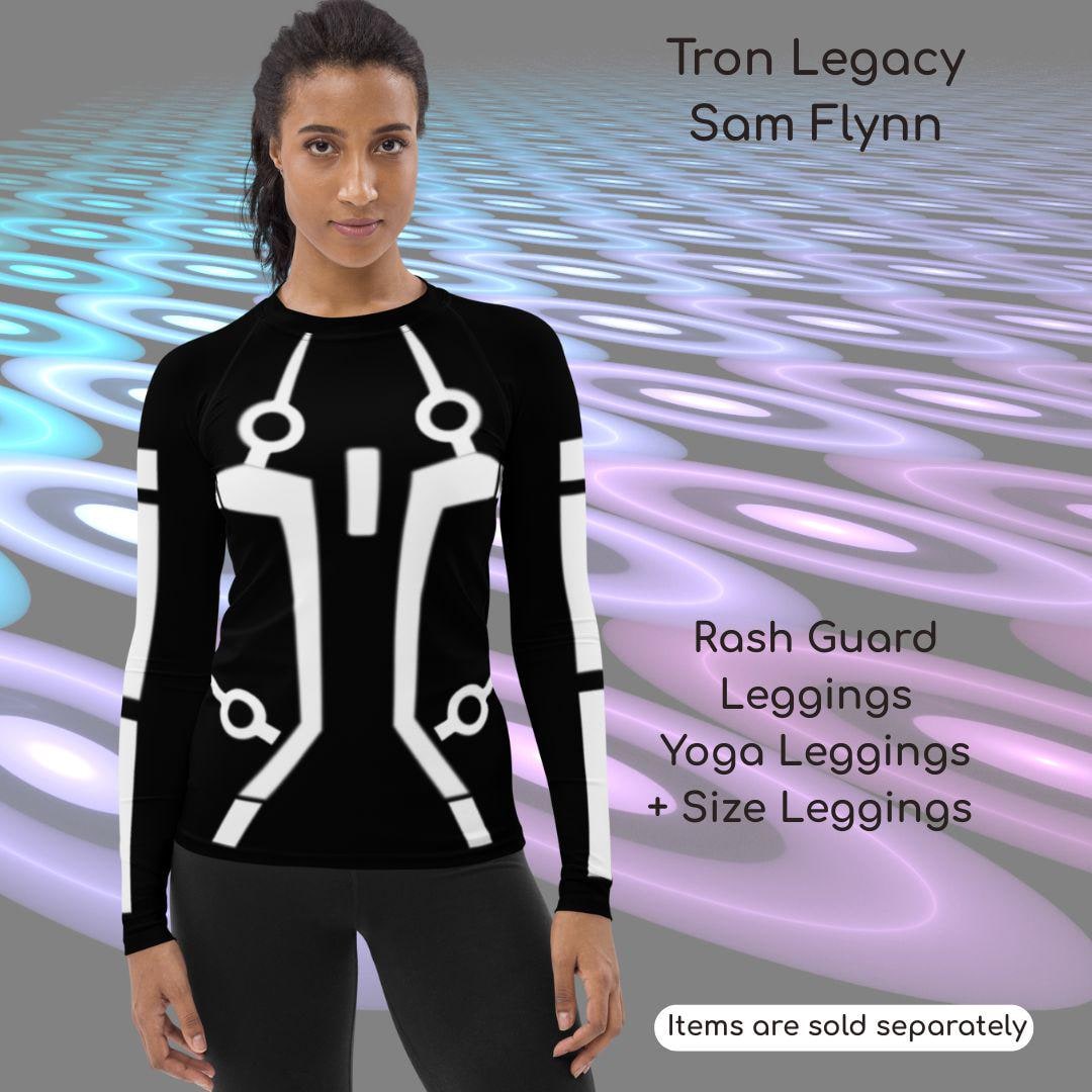 Tron Legacy Sam Flynn Ride Running Outfit Bound Half Marathon Halloween ...