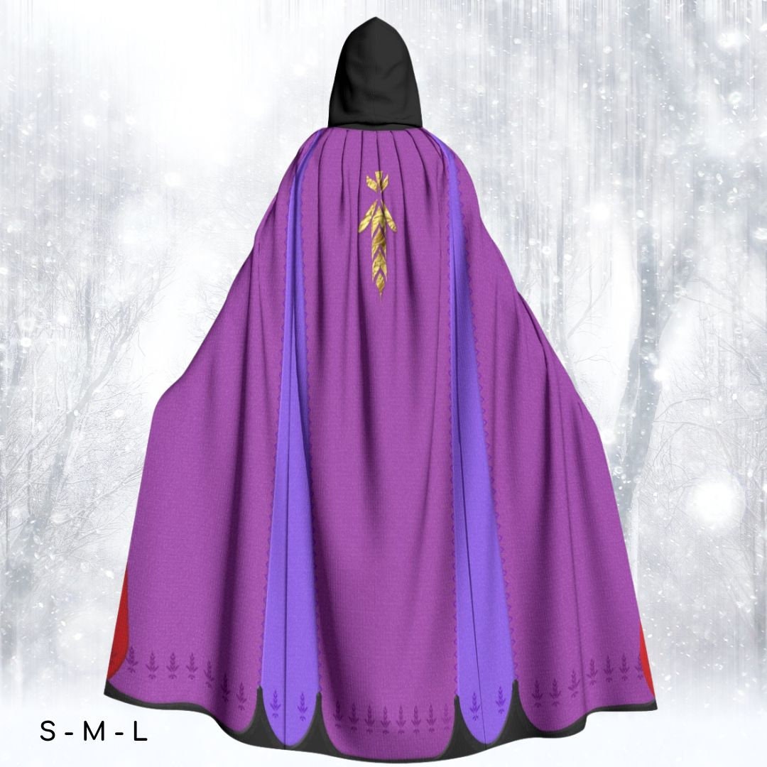 Frozen Elsa Anna Unisex Hooded Cloak/cape, Gift for Her, Halloween ...