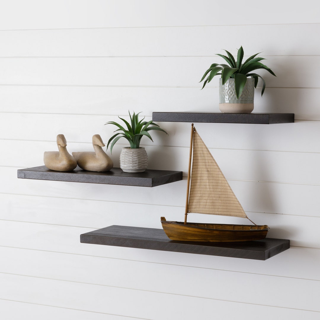 Floating Shelf, Free Shipping, 3 Sizes to Choose From, 3 Colors, Solid ...