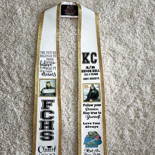 U.S Navy Graduation Stole - Etsy