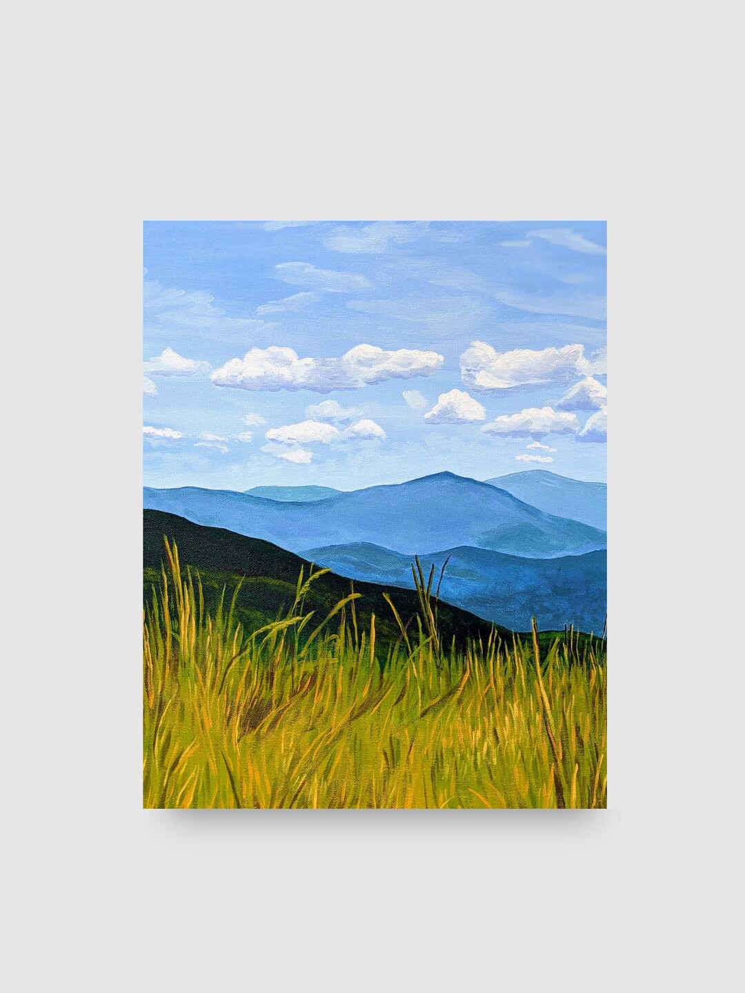 Blue Ridge Mountains Art Print, Unframed Giclee Print, Signed Art Print ...