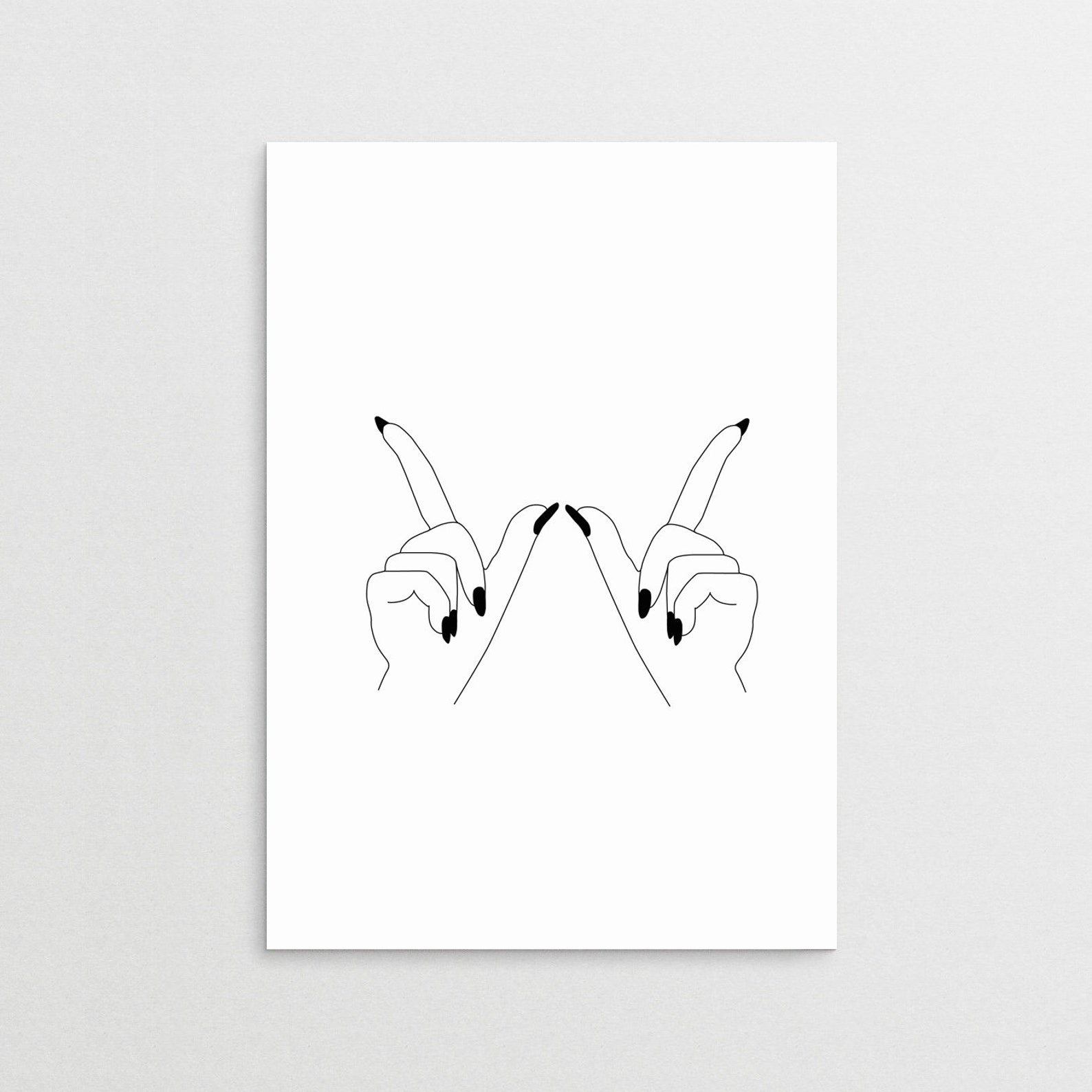 The Whatever Print | Downloadable Designer Artwork | Line Art, Digital ...