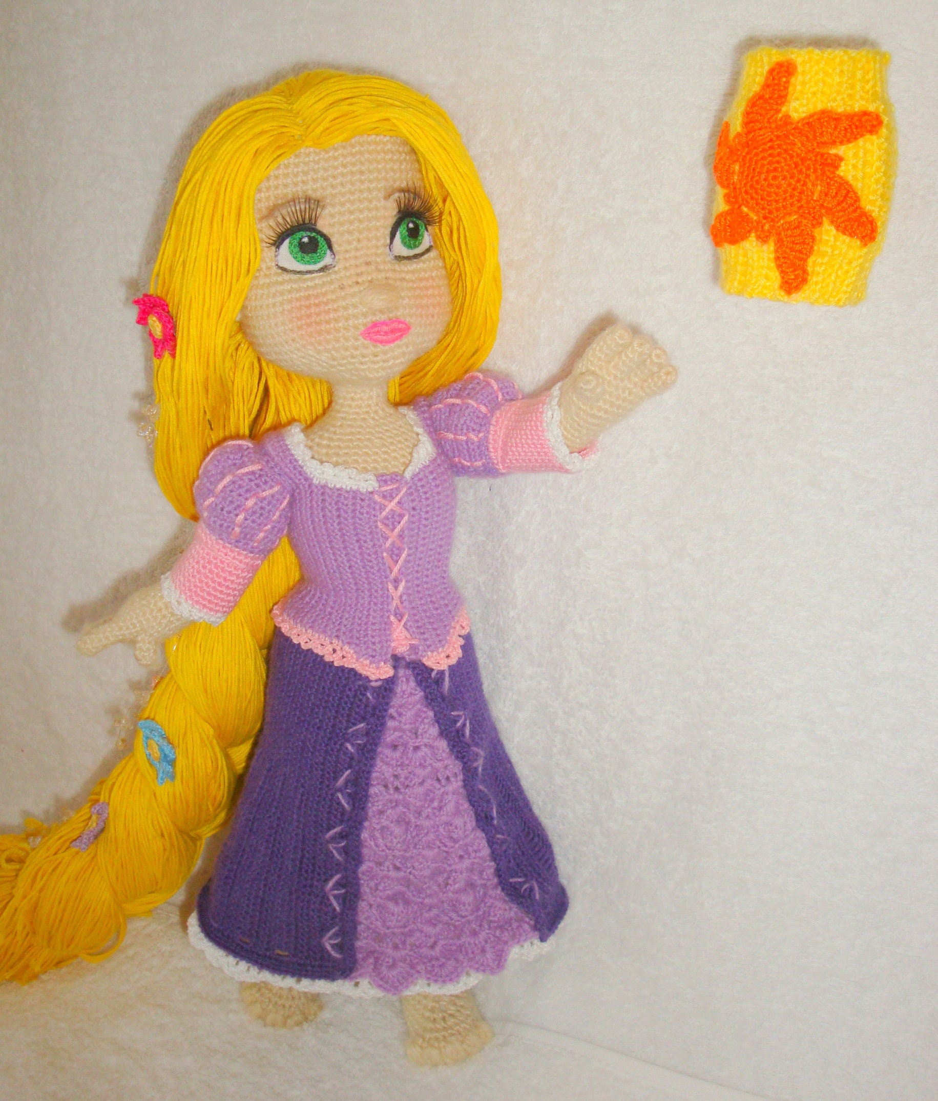 Rapunzel Doll Amigurumi Crochet Pattern Pdf In English Etsy España