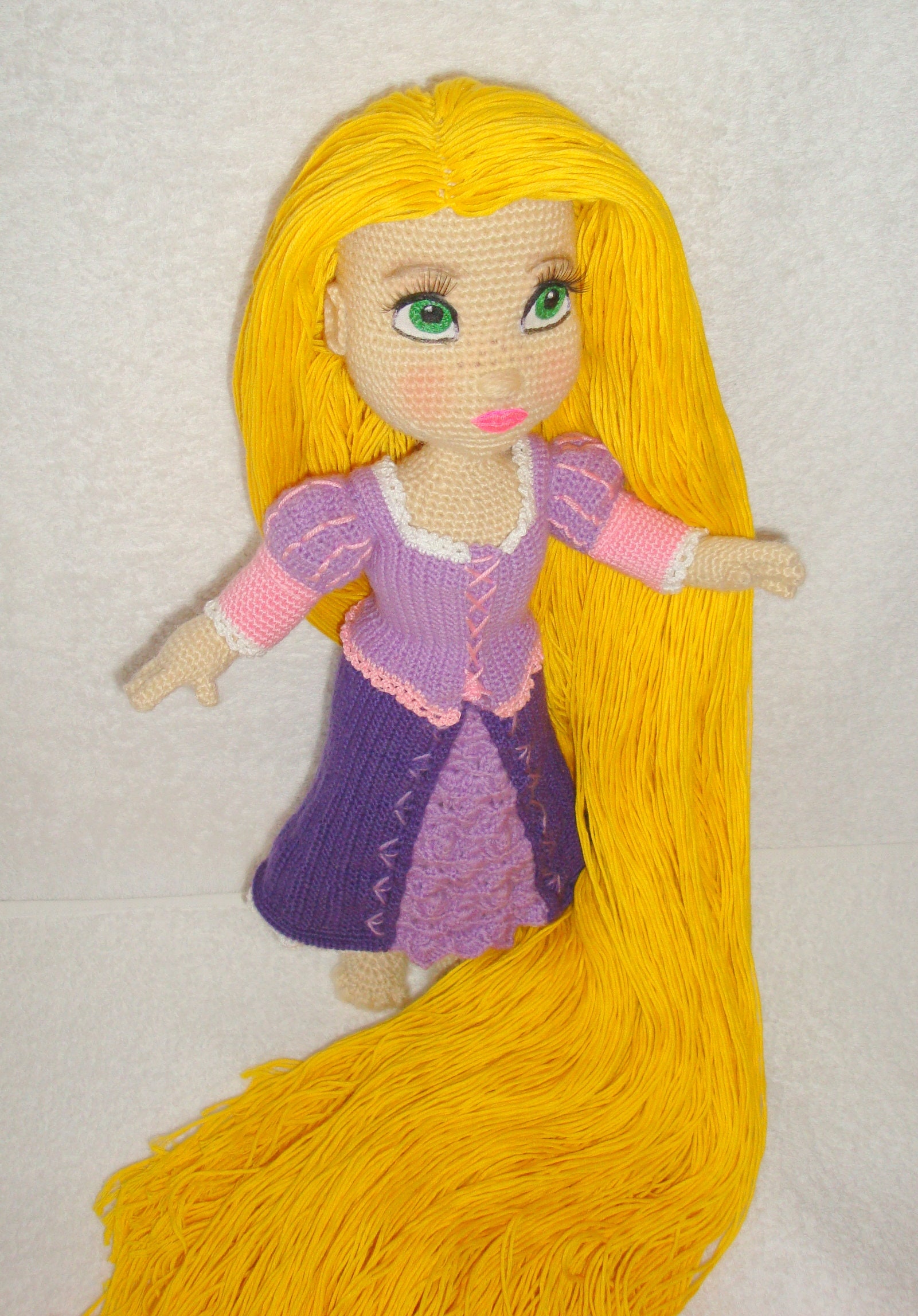 Rapunzel Doll Amigurumi Crochet Pattern Pdf In English Etsy España