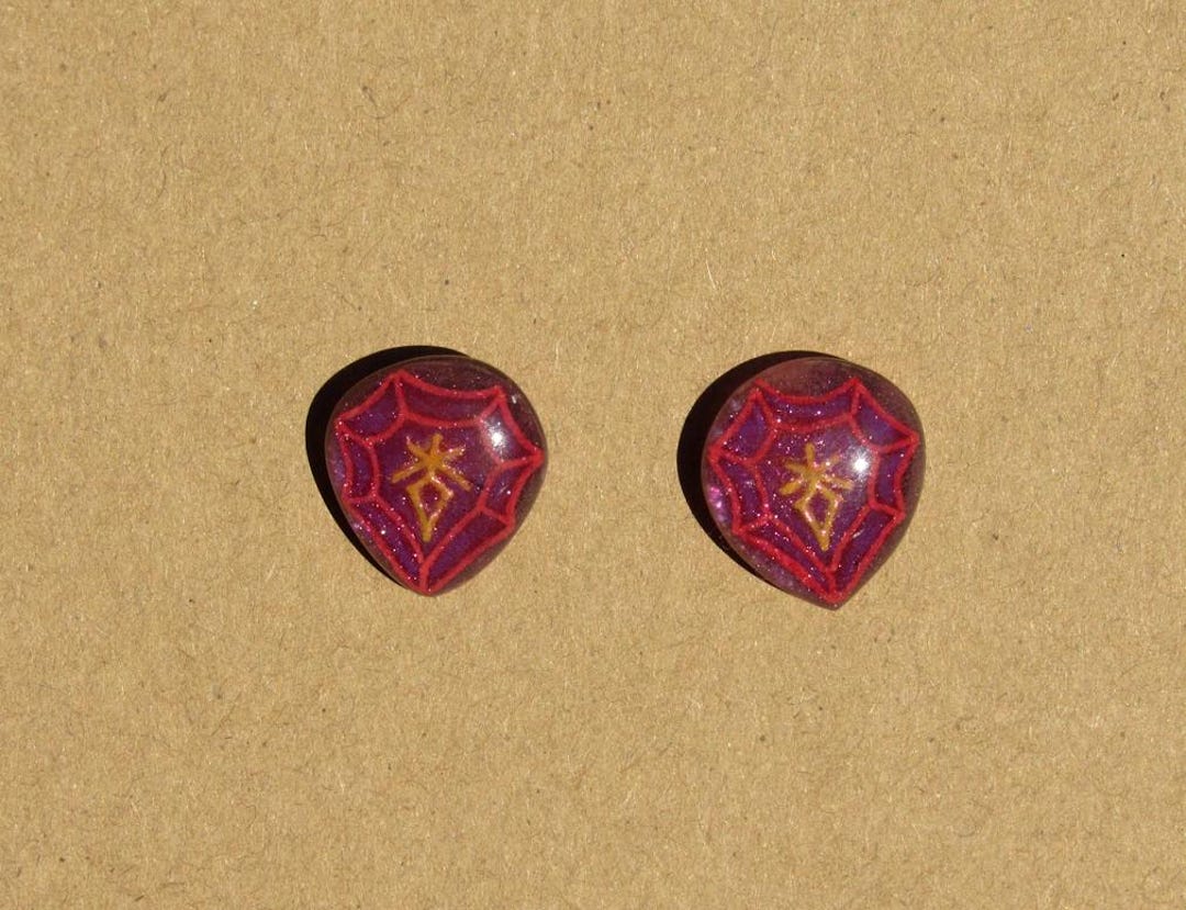 Dark Knight Final Fantasy XIV Job Stone Soul Crystal Stud Earrings DRK ...