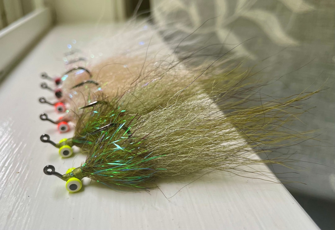 Shrimp Fly Six Pack for Redfish, Speckled Trout, Flounder, Stripers ...