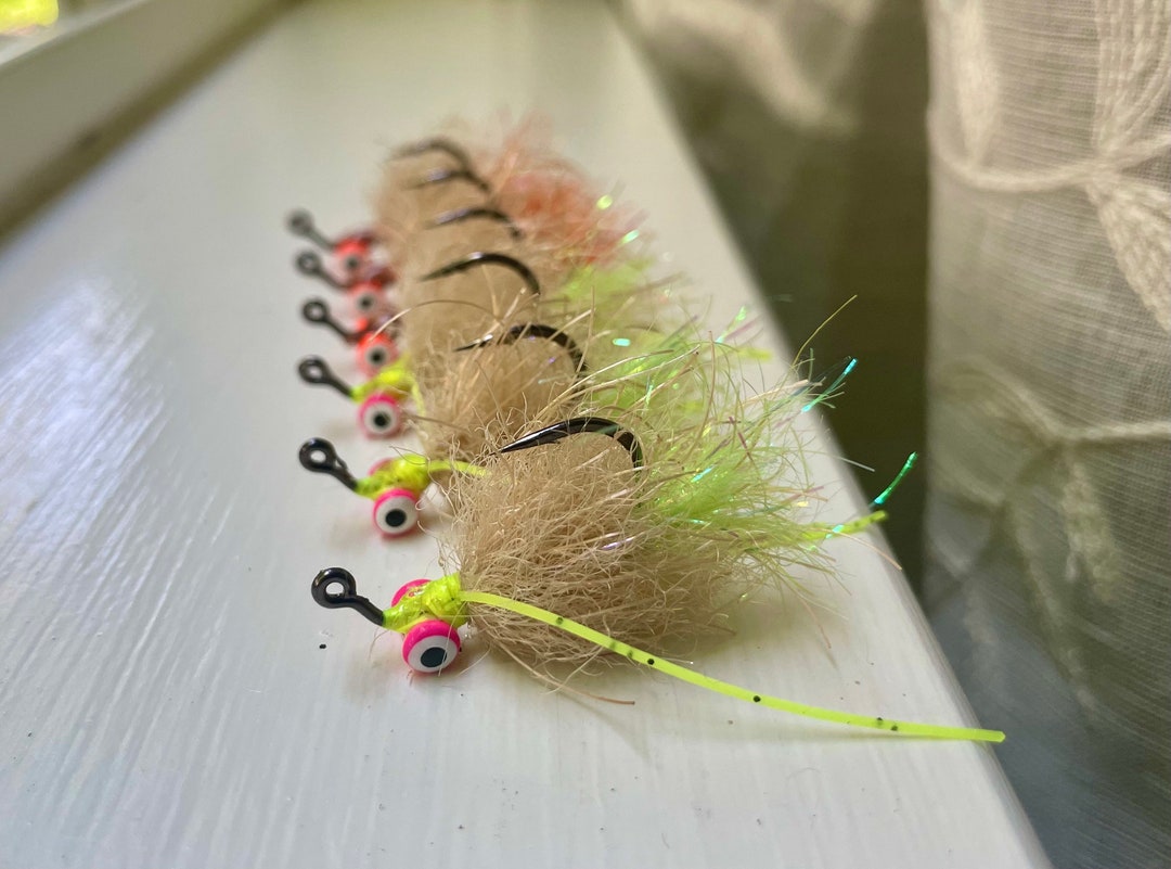 Shrimp/crab Fly Six Pack for Saltwater Fly Fishing for Redfish, Black ...