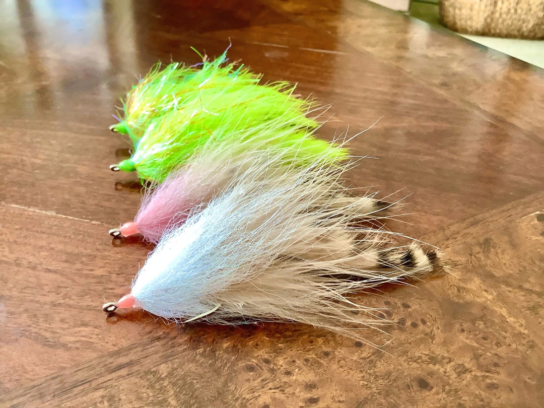 Baitfish Streamer Fly Four Pack (4) for Fly Fishing Tarpon, Snook ...