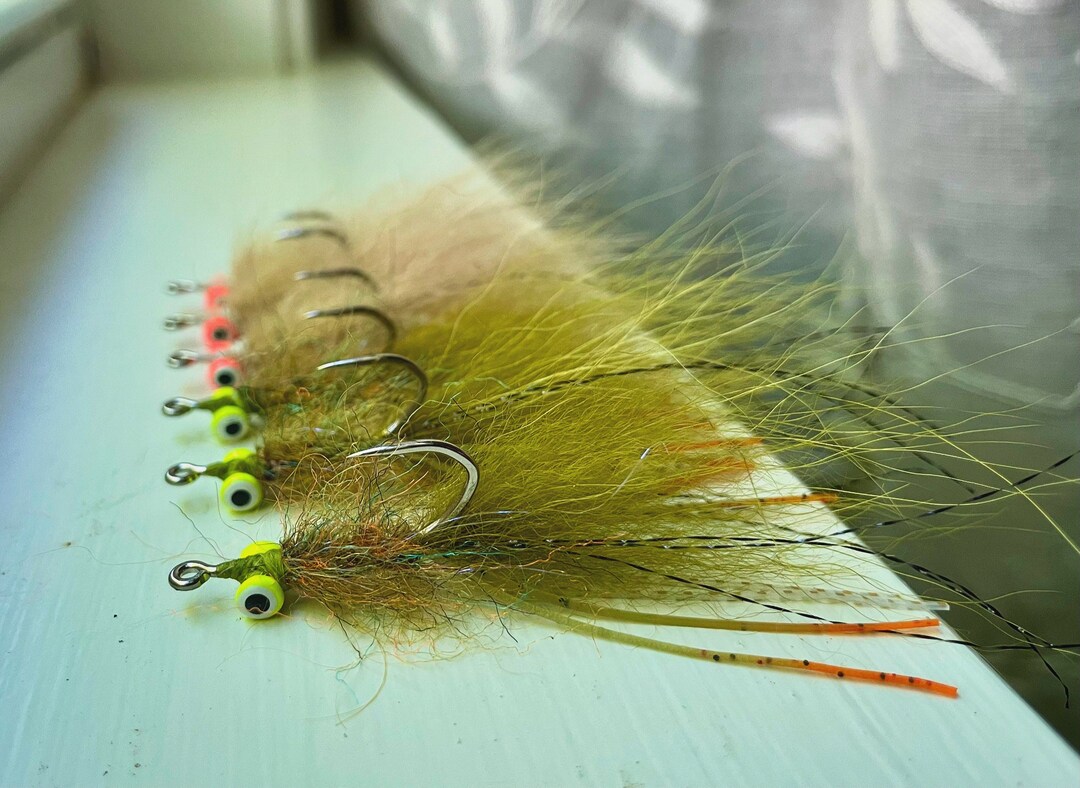 Shrimp Fly Six Pack for Saltwater Fly Fishing Redfish, Speckled Trout ...