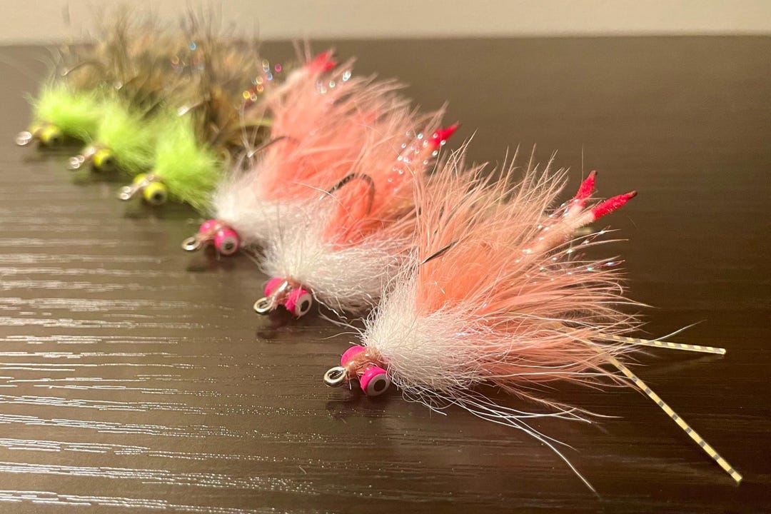 Crab Fly Six Pack (6) Fly Fishing Redfish, Bonefish, Permit, Tarpon ...