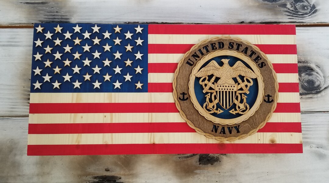 Navy Flag/cpo Flag/american Flag/wood Flag/chief Petty - Etsy