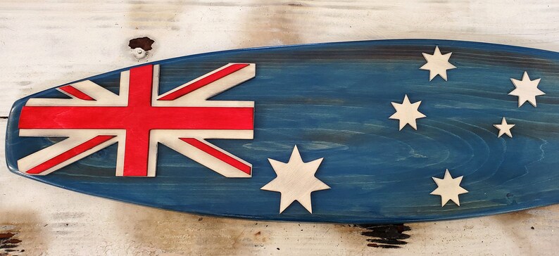 Australian Flag Surfboard/Surf Australia/Surfboard/Surf | Etsy