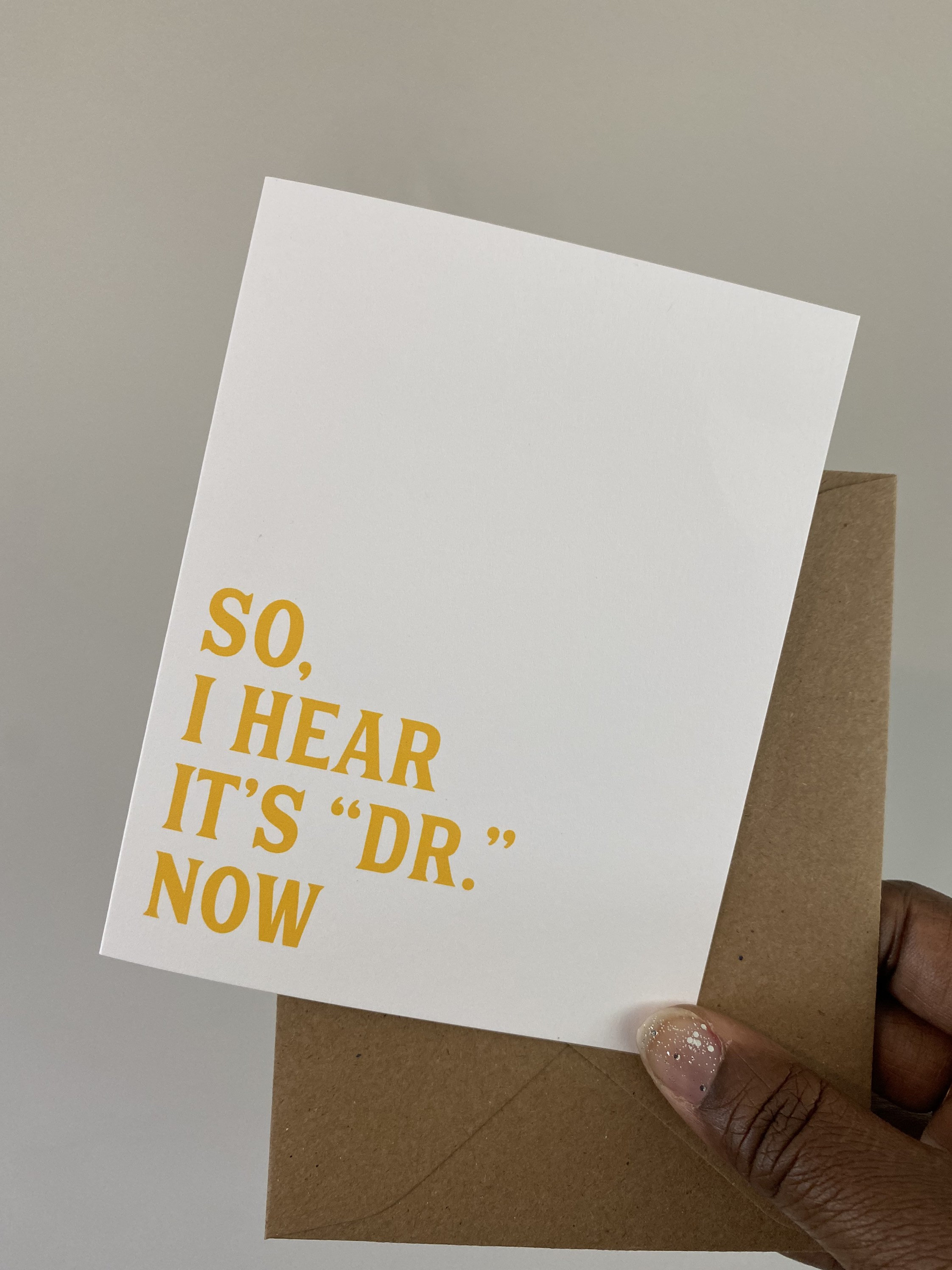 Card for Doctoral Student, Funny Graduation Card for Graduate or ...