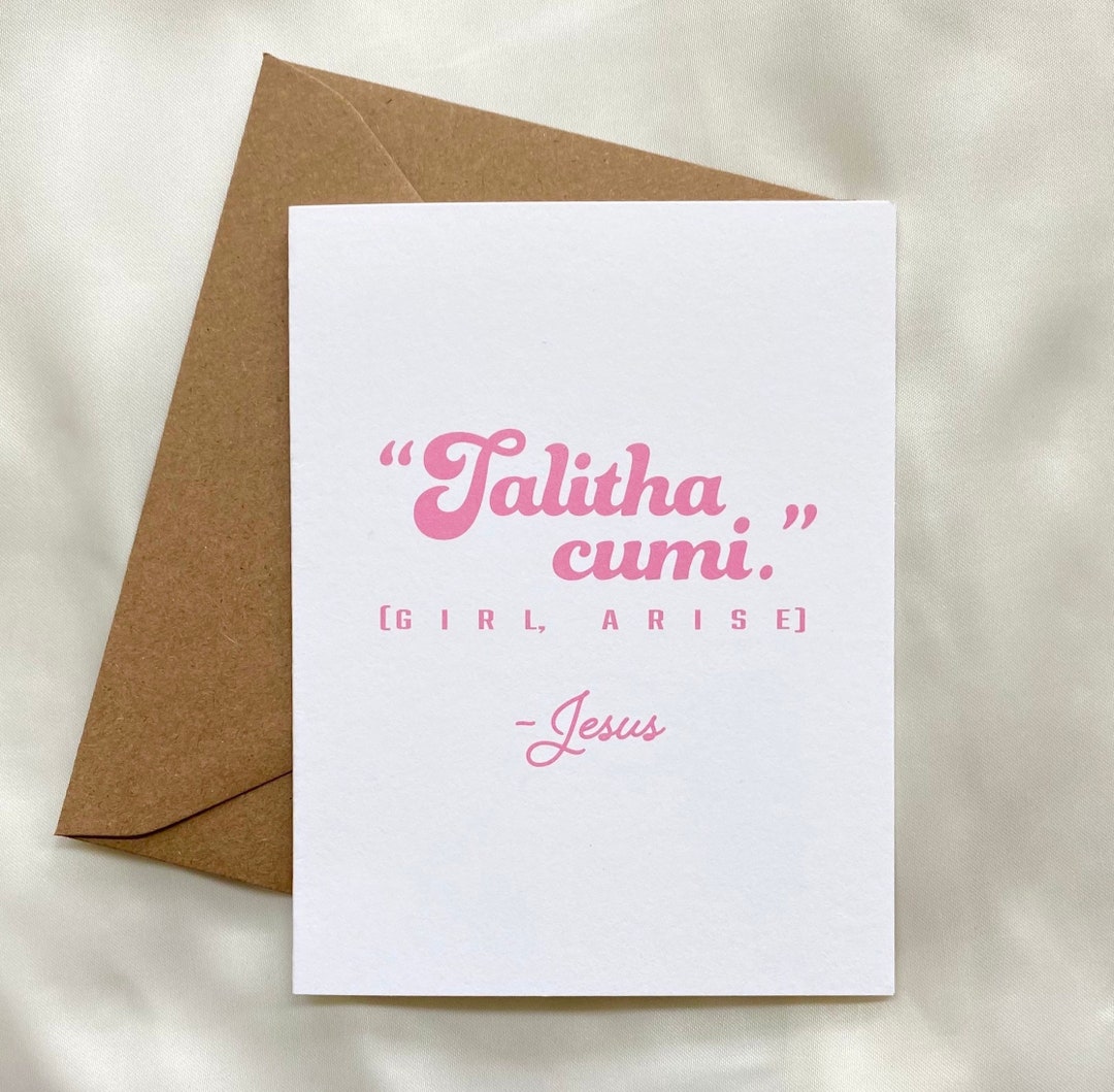 Talitha Cumi, Girl Arise. Words of Jesus, Everyday Christian ...