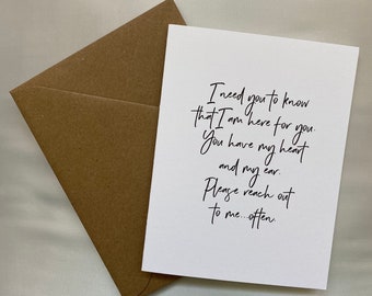 Difficult Times Card - Etsy