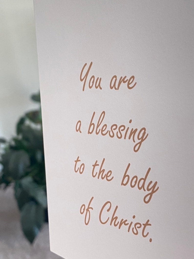 Pastor Appreciation Card | You Are a Blessing to the Body of Christ ...