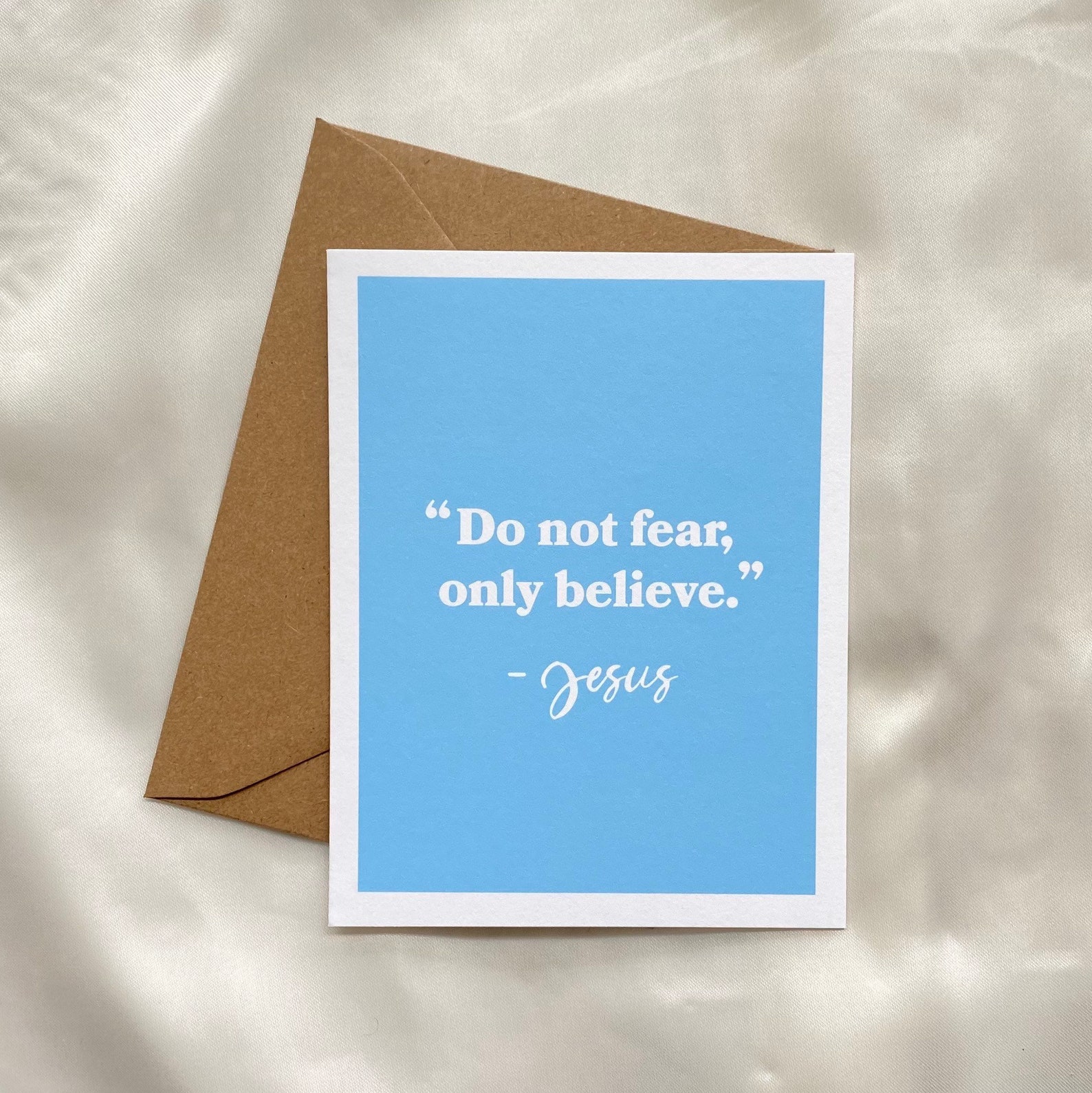 Do Not Fear, Card to Encourage Christian Friend, Encouraging Card, Card ...