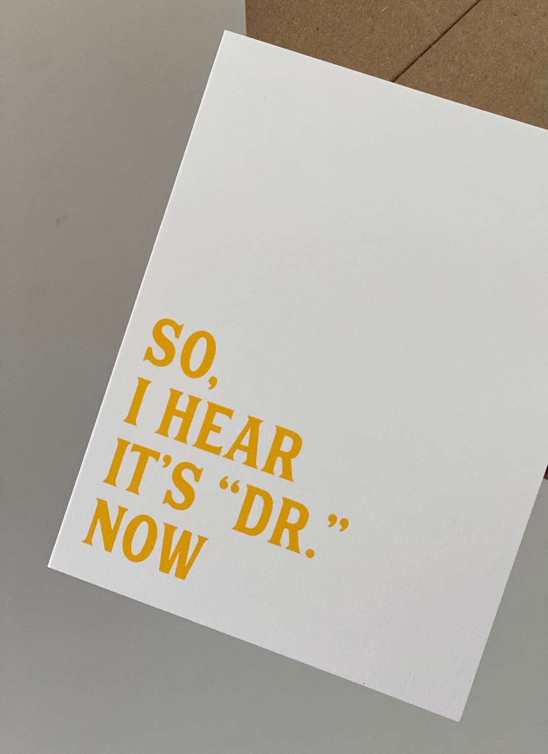 Card for Doctoral Student, Funny Graduation Card for Graduate or ...