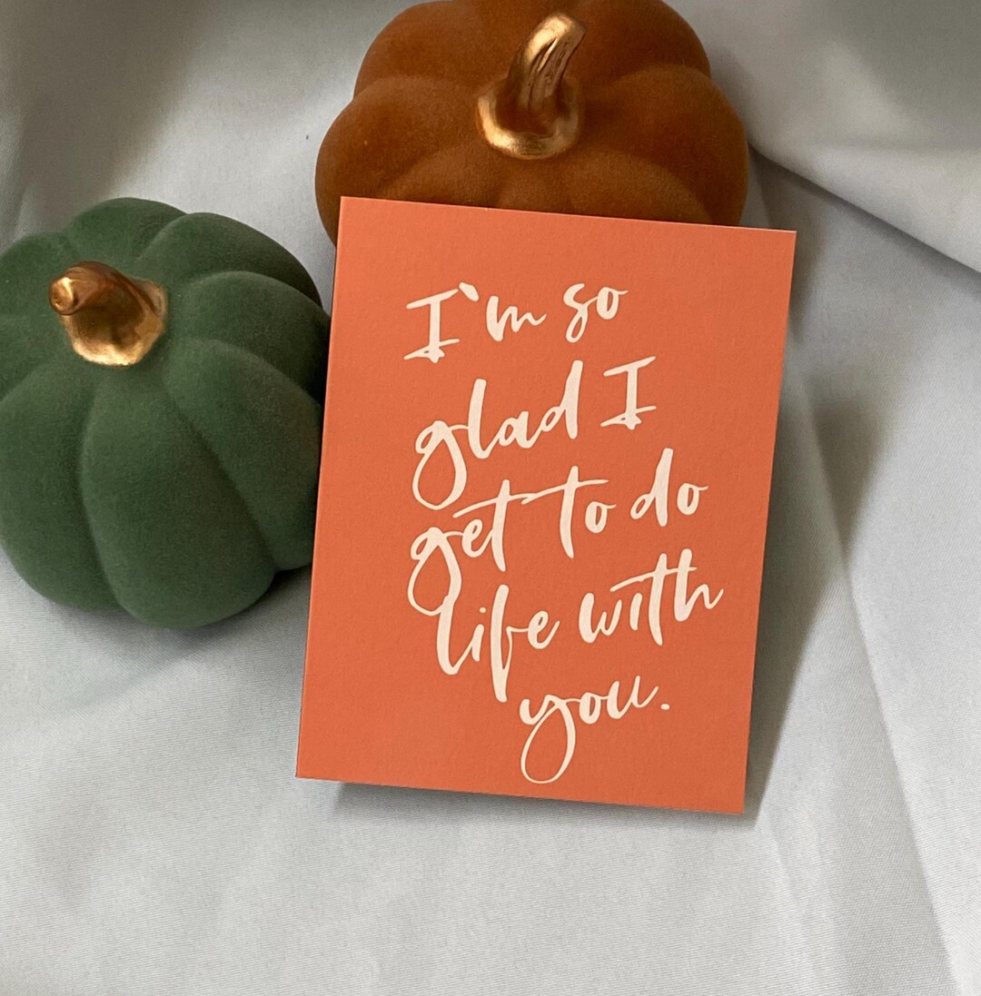 Life With You | Friendship Card for Fall | Fall and Autumn Greeting ...