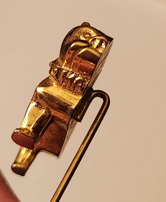 Vintage Mack Truck Stylized Gold Bulldog Lapel Stick … - Gem
