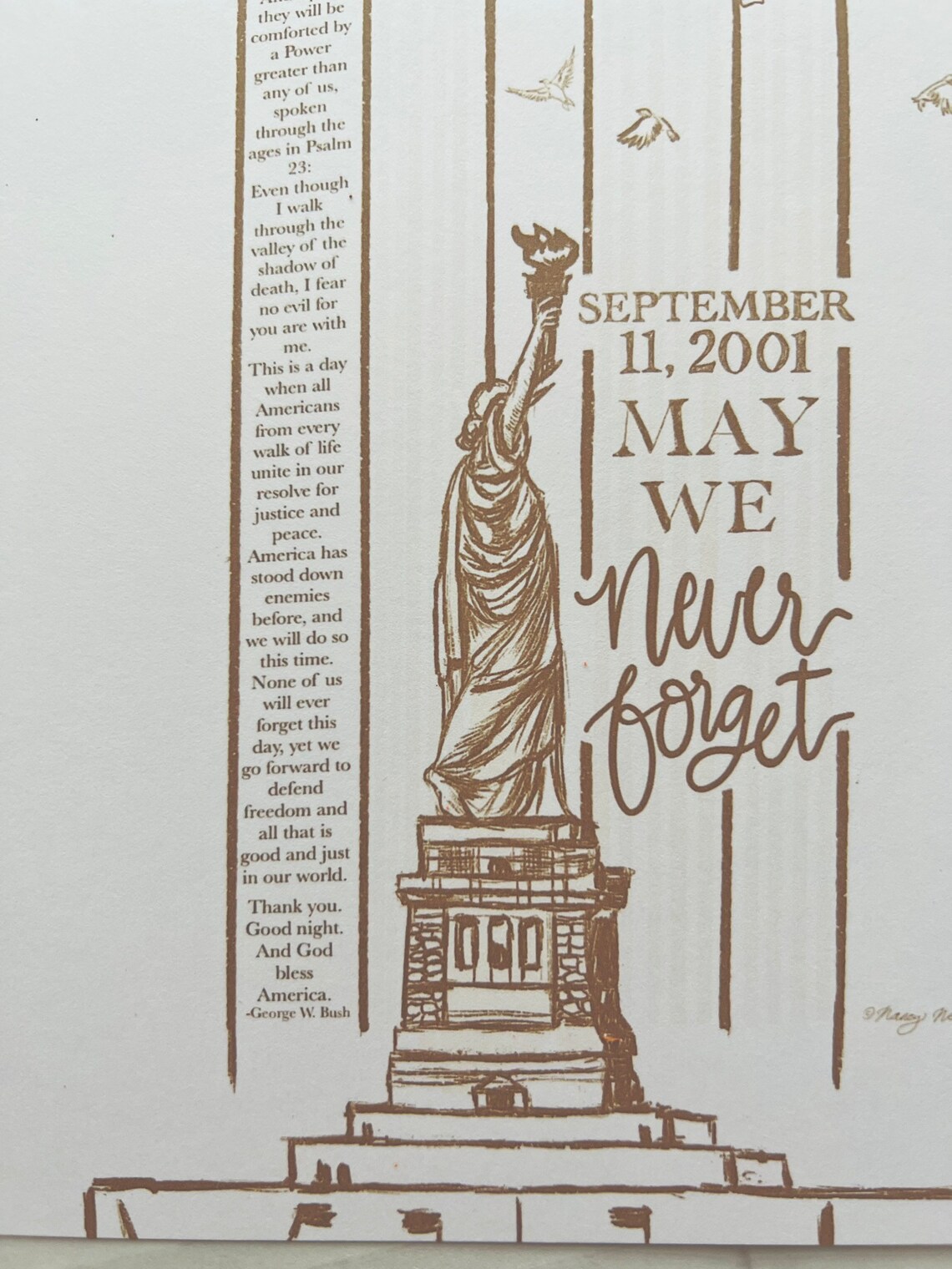 September 11 2001 9/11 Twin Towers May We Never Forget - Etsy