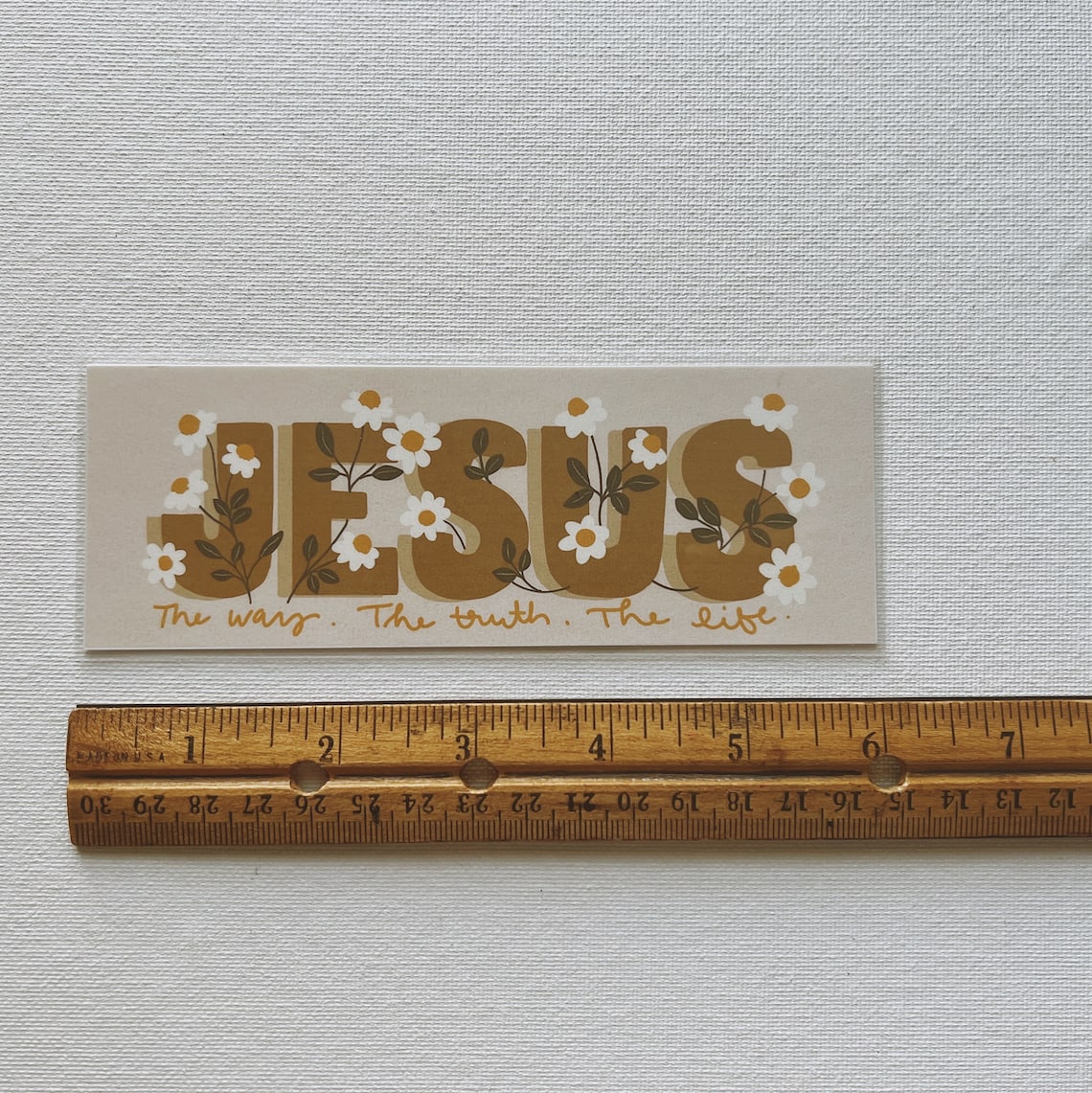Jesus Bookmark, the Way the Truth and the Life, Jesus Art, Bookmark ...