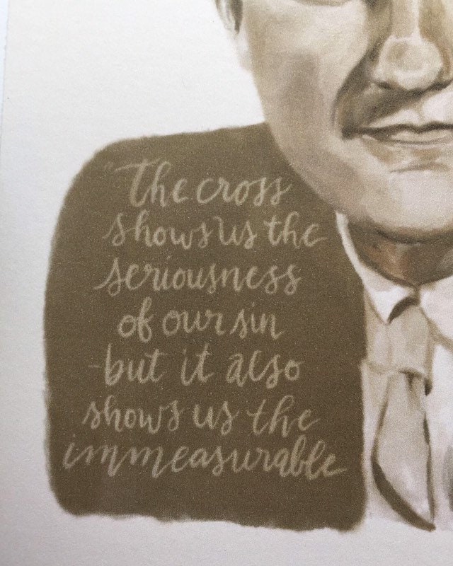 Billy Graham Illustration Art Print, Christian Gift (8x10) - Etsy
