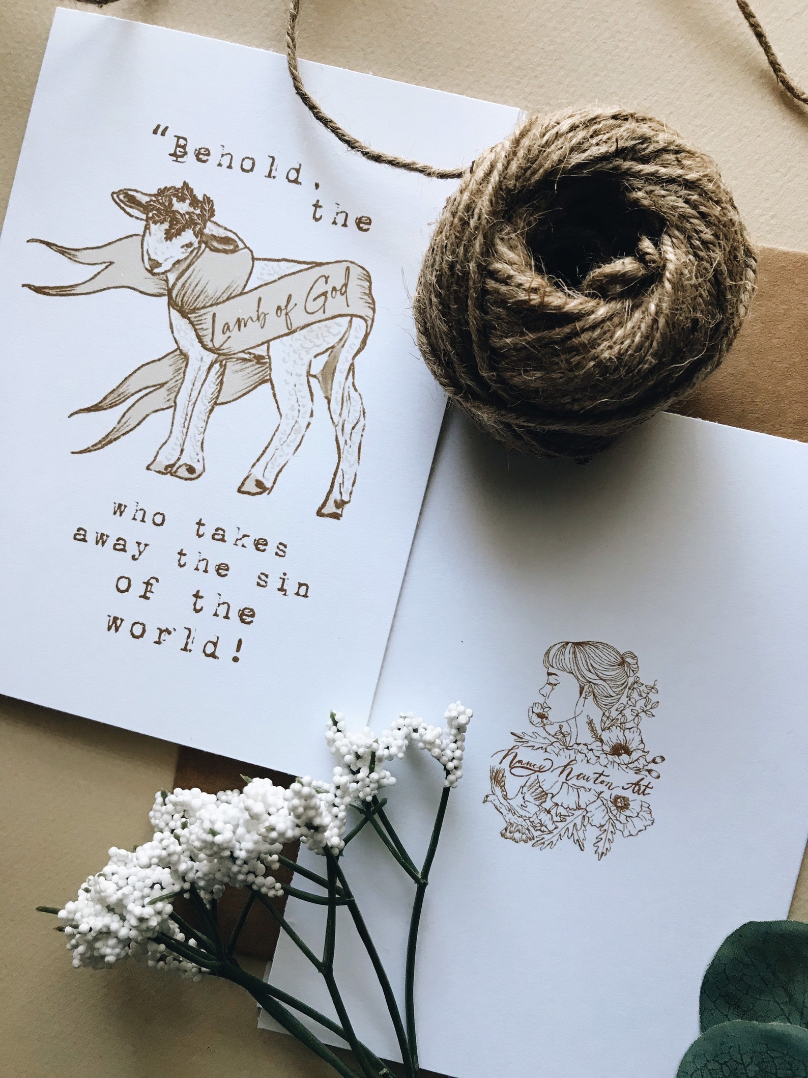 Christmas Cards Christian Cards Christian Art Faith Art - Etsy