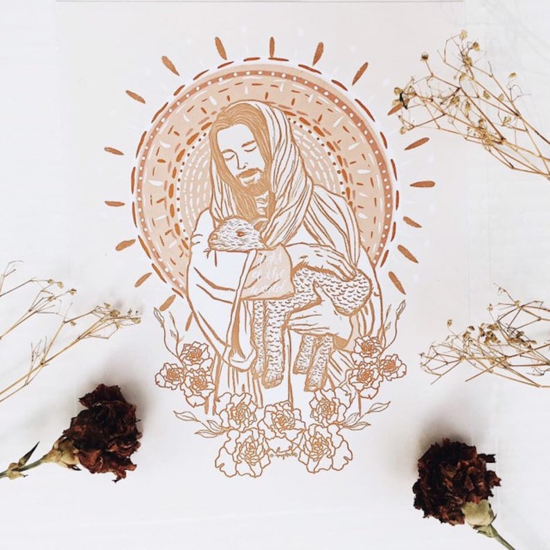 Light of the World Bible Verse Wall Art Digital Art Jesus - Etsy