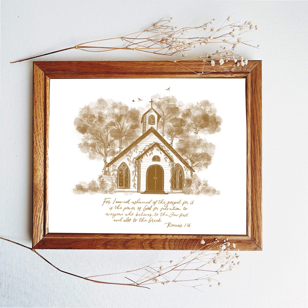 Romans, Church, Church Art, Church Artwork, 8x10 Art Print, Faith Based ...