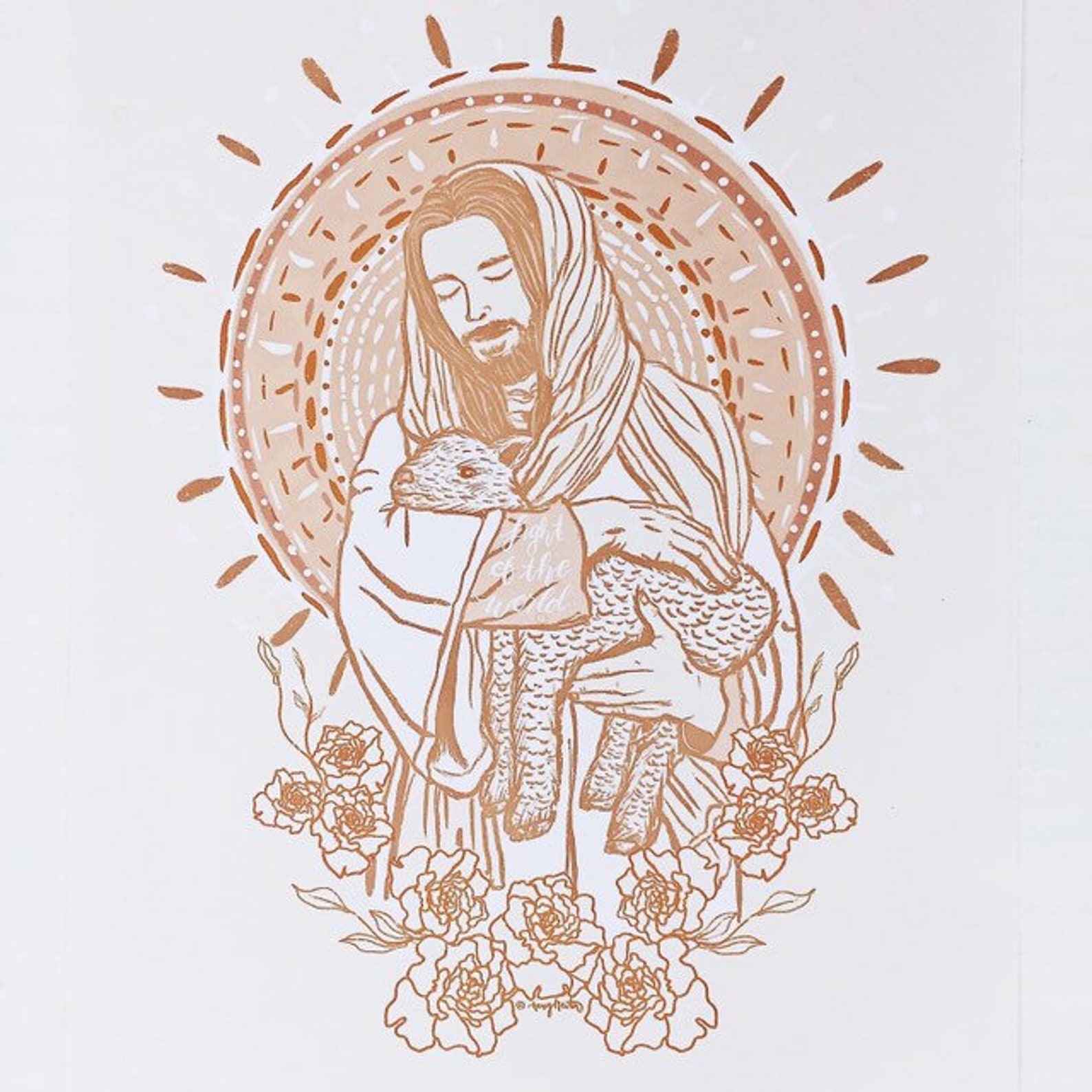 Light of the World Bible Verse Wall Art Digital Art Jesus - Etsy