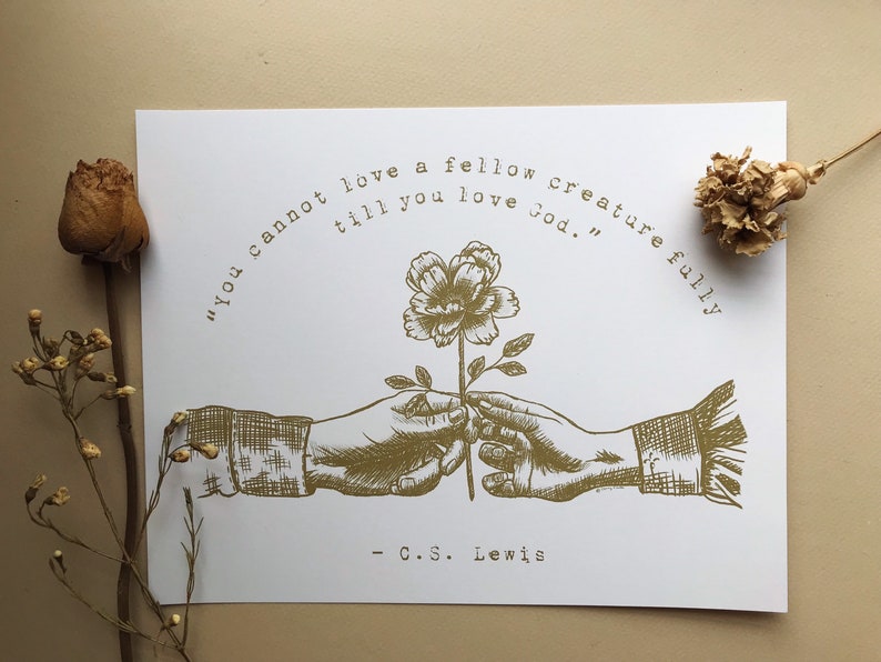 C.S. Lewis Quote C.S. Lewis Art C.S. Lewis Christian Art - Etsy