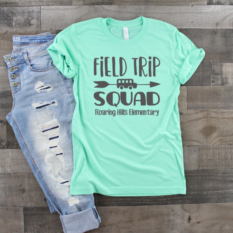 Field Trip Squad Field Trip Teacher Shirt Field Trip Tshirt Etsy