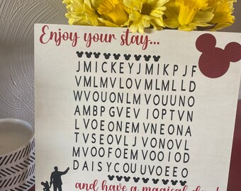 Mickey Word Search - Etsy