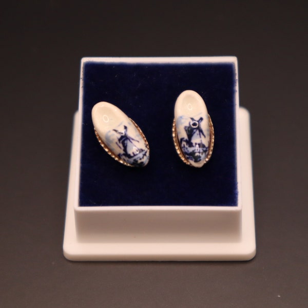 Delft Earrings - Etsy