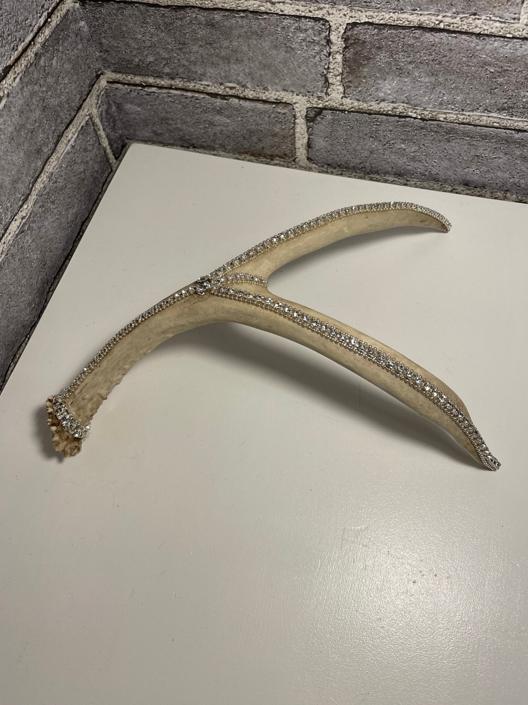 Swarovski Crystal Antler - Etsy