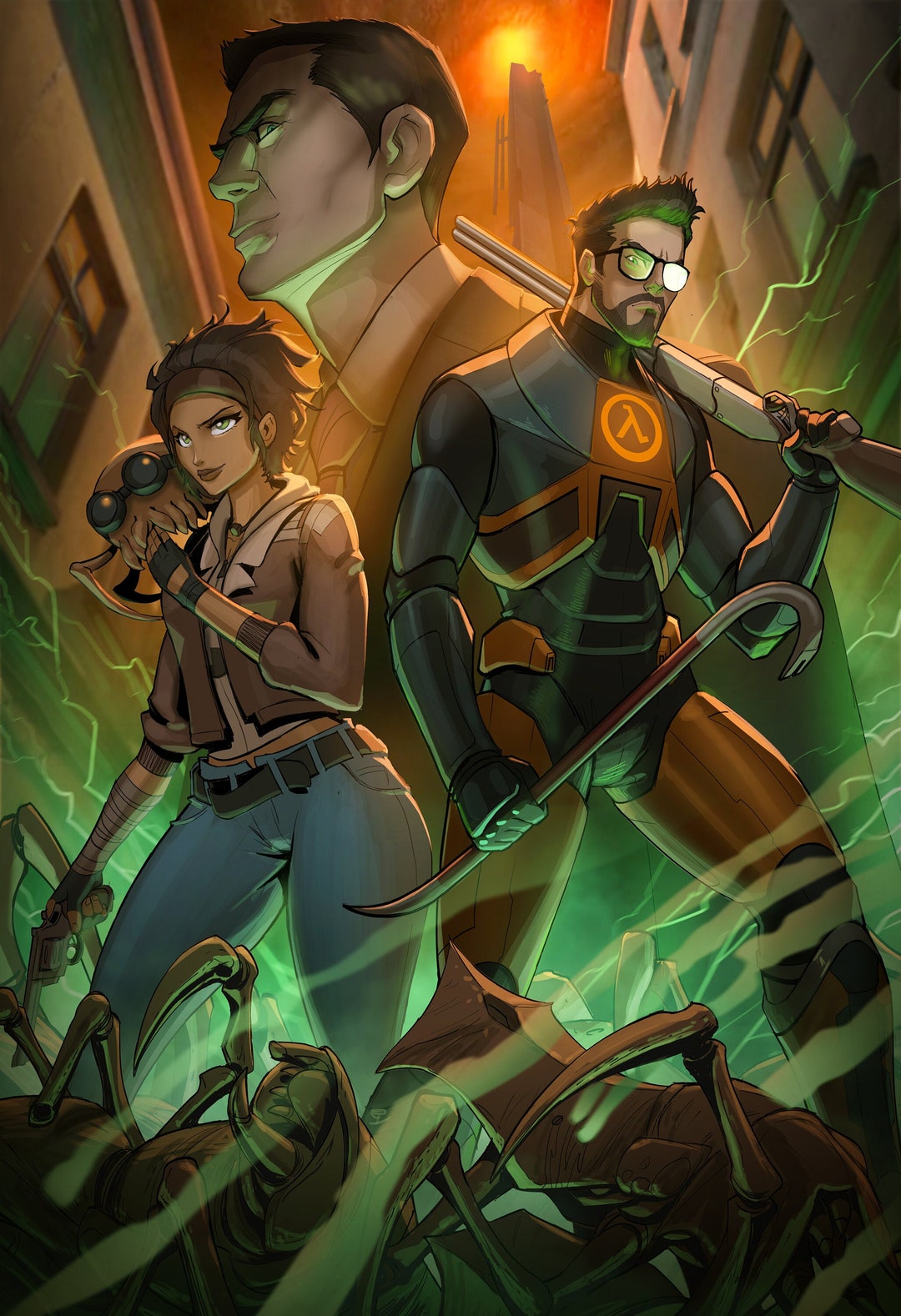 Half Life 2 Fanart 13 X 19 Poster Etsy