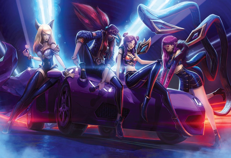 League of Legends KDA Fanart: 13 X 19 Poster - Etsy